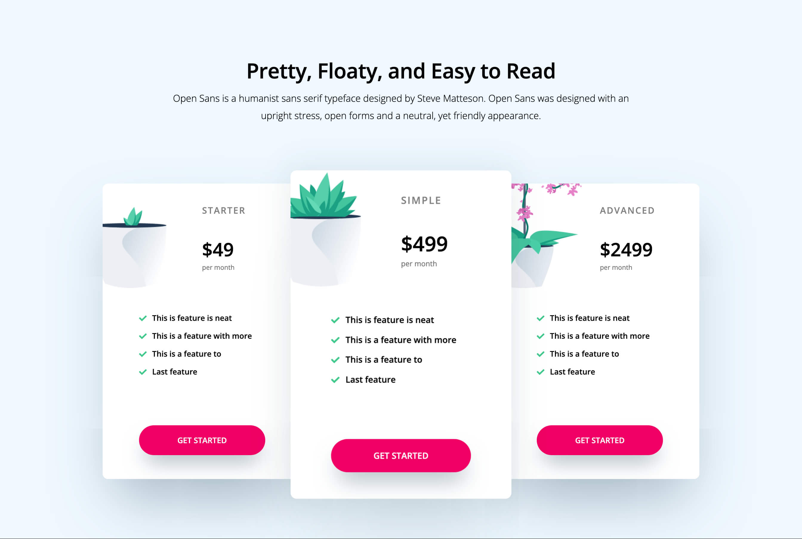 3 Tier Pricing Table | Free Webflow Component